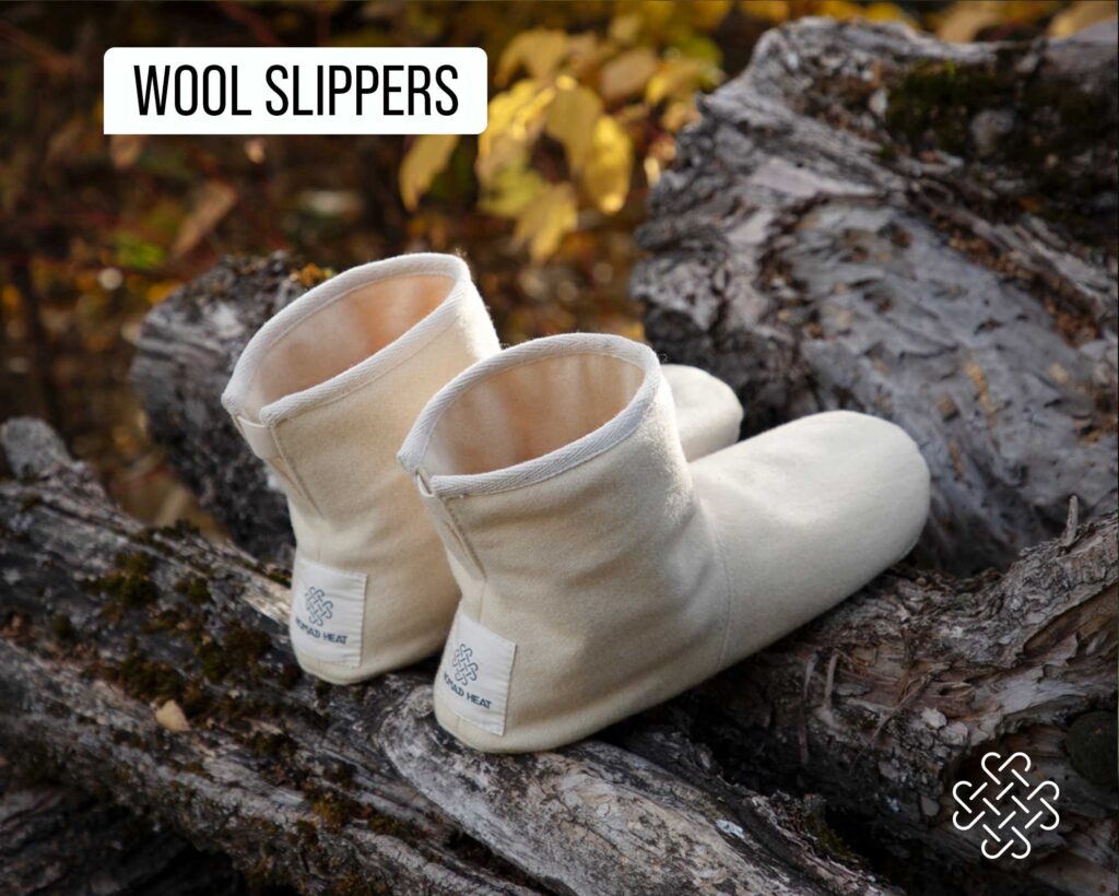 All-wool Camping Slippers / Booties | NomadHeat